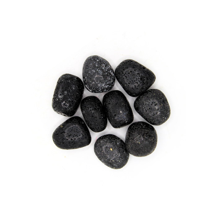 Lava Stones 'A' Tumbled Stones 200 gr