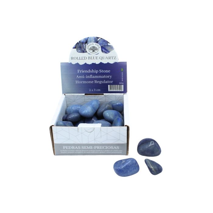 Blue Quartz Tumbled Display 500g | Wholesale Tumbled stones | Eastern ...