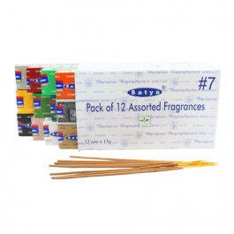 Satya Assorted Pack 7 Incense (12 boxes) 15 grams | Wholesale Nag ...